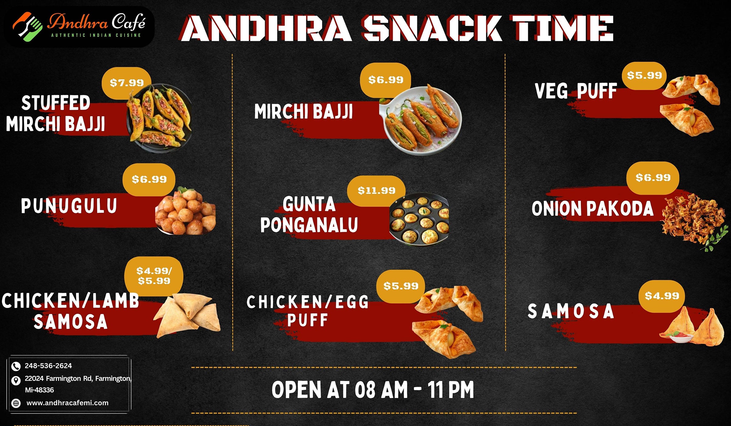Grab 'N Go | Andhra Cafe Inc