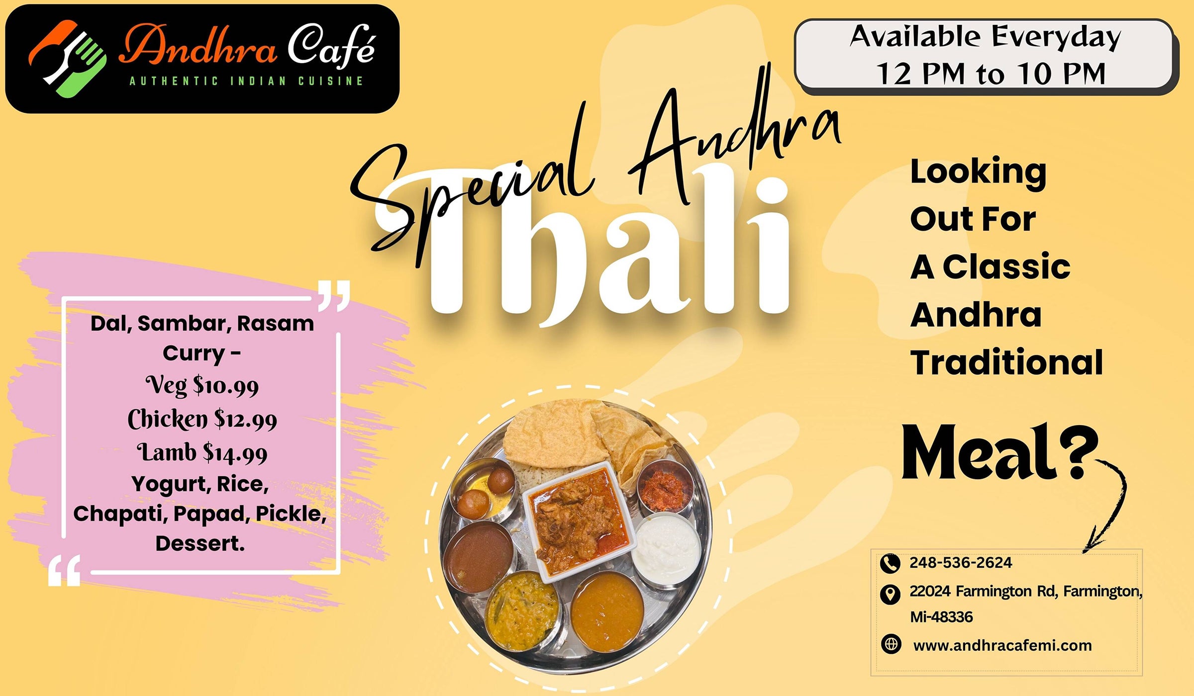 Grab 'N Go | Andhra Cafe Inc